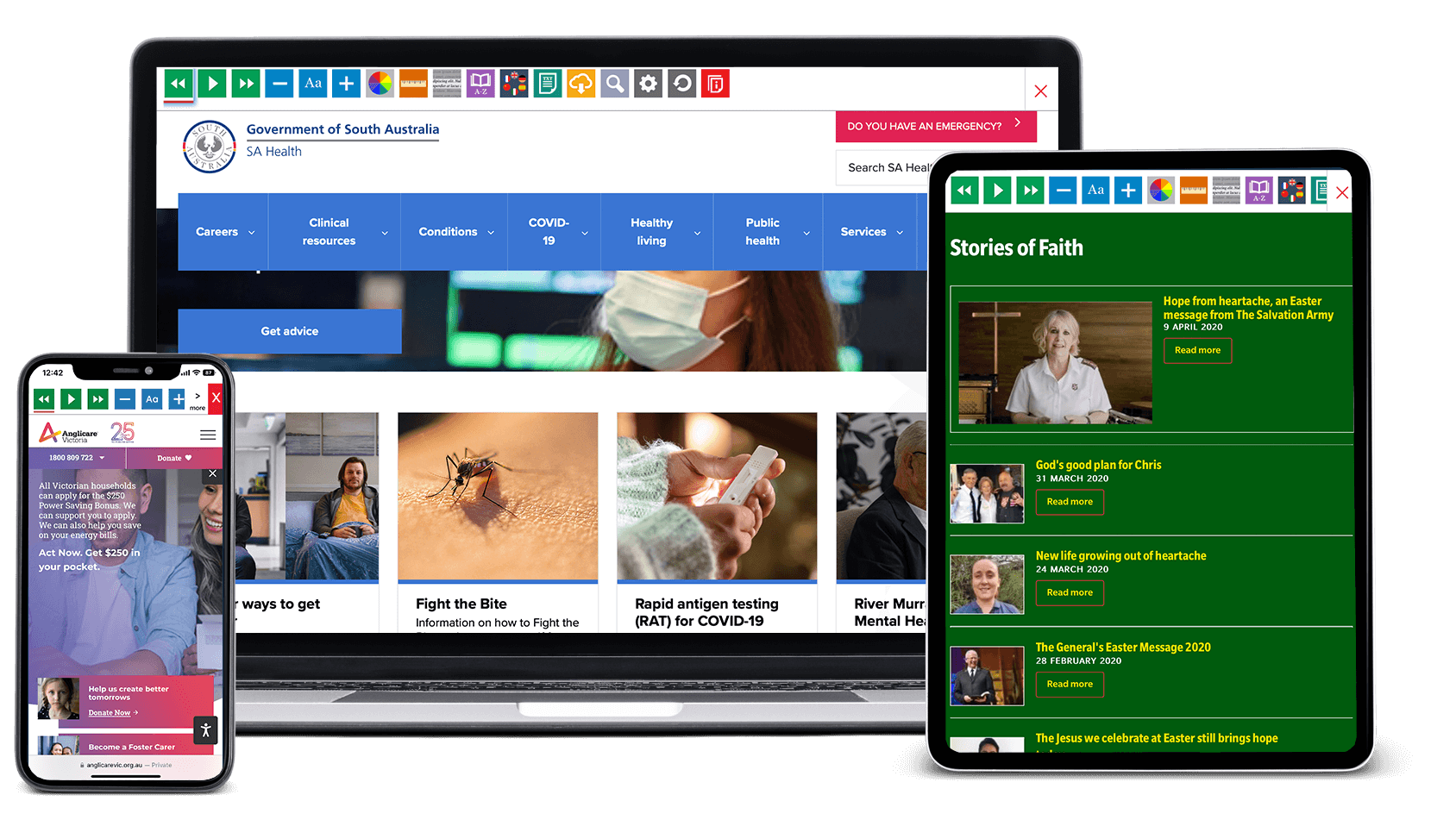 Accessibility Toolbar | Assistive Tools for your Website
