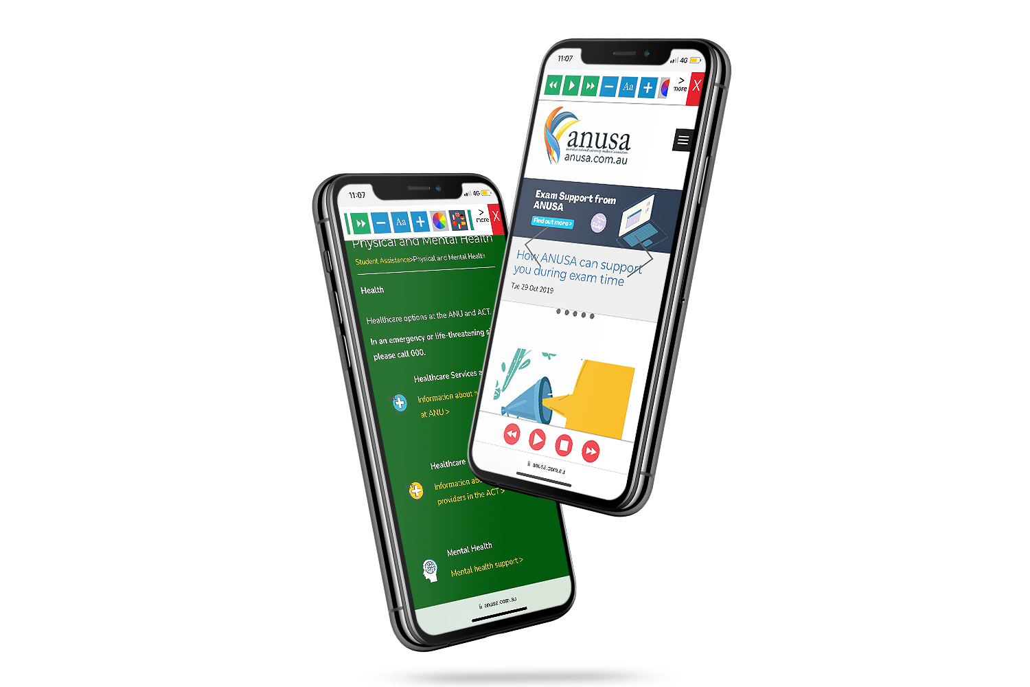 ANUSA Provide Accessibility Tool for Students | Recite Me