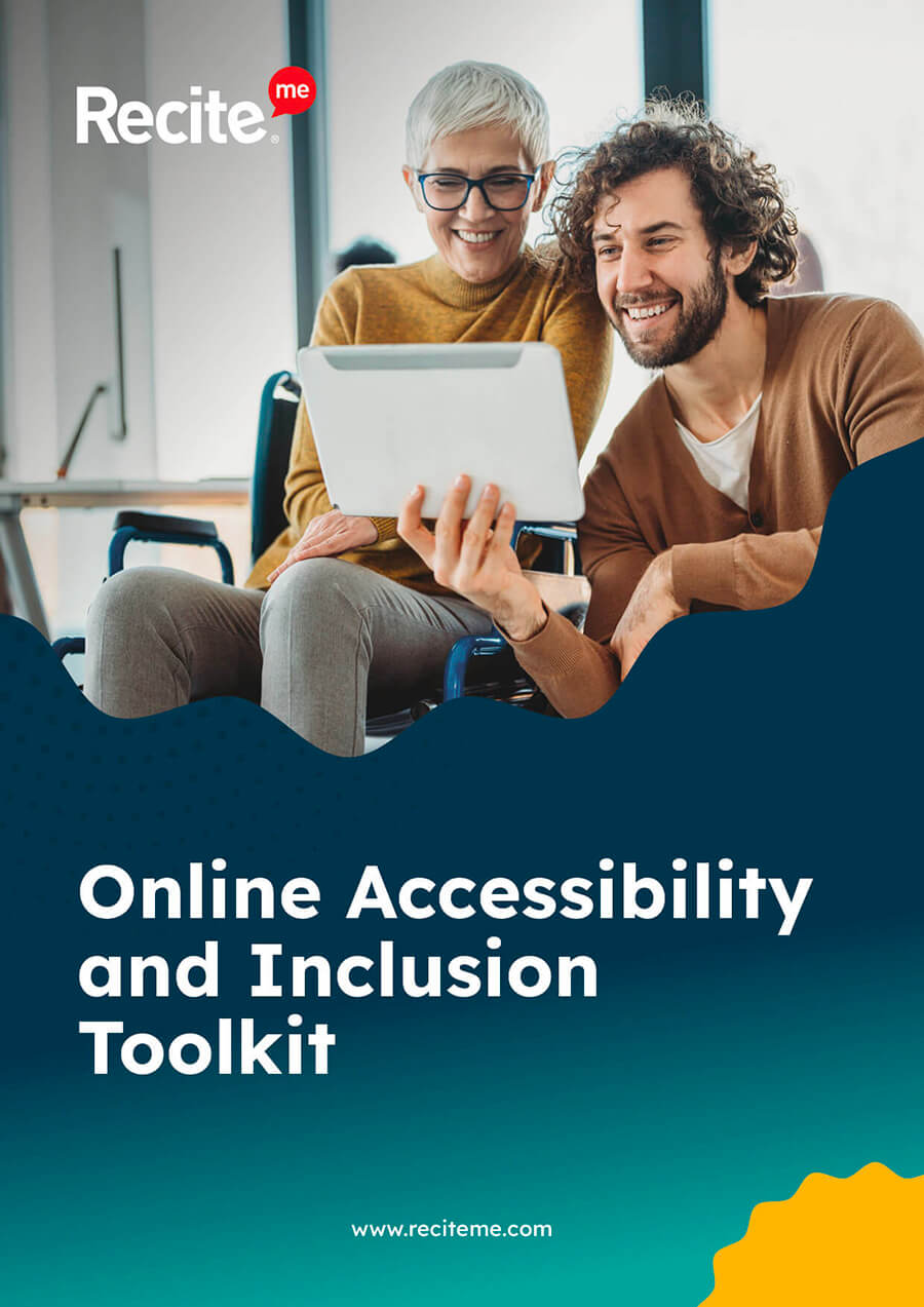 Online Accessibility and Inclusion Toolkit | Recite Me