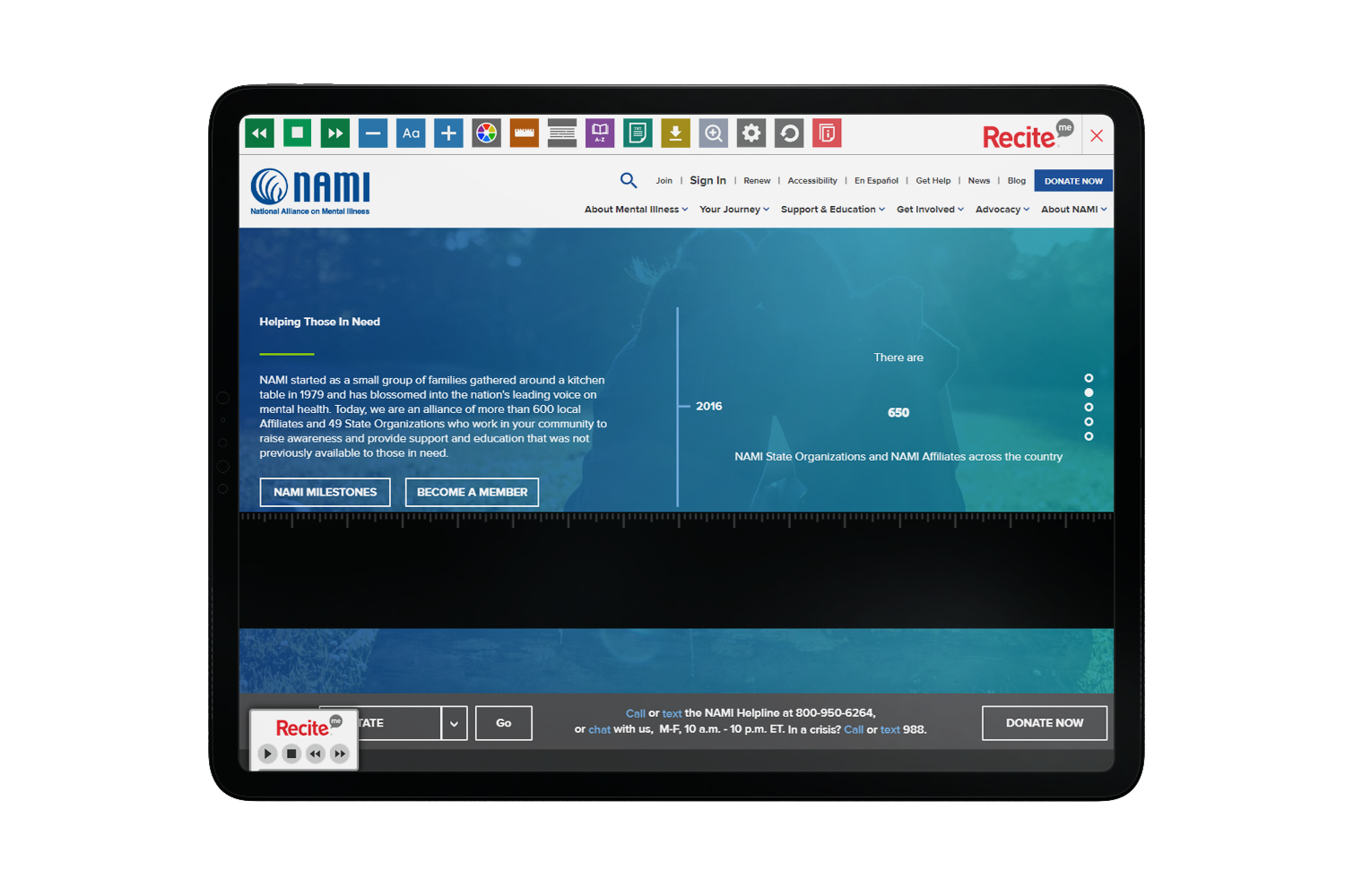 Recite Me Launches New Website to Support Inclusive Journeys