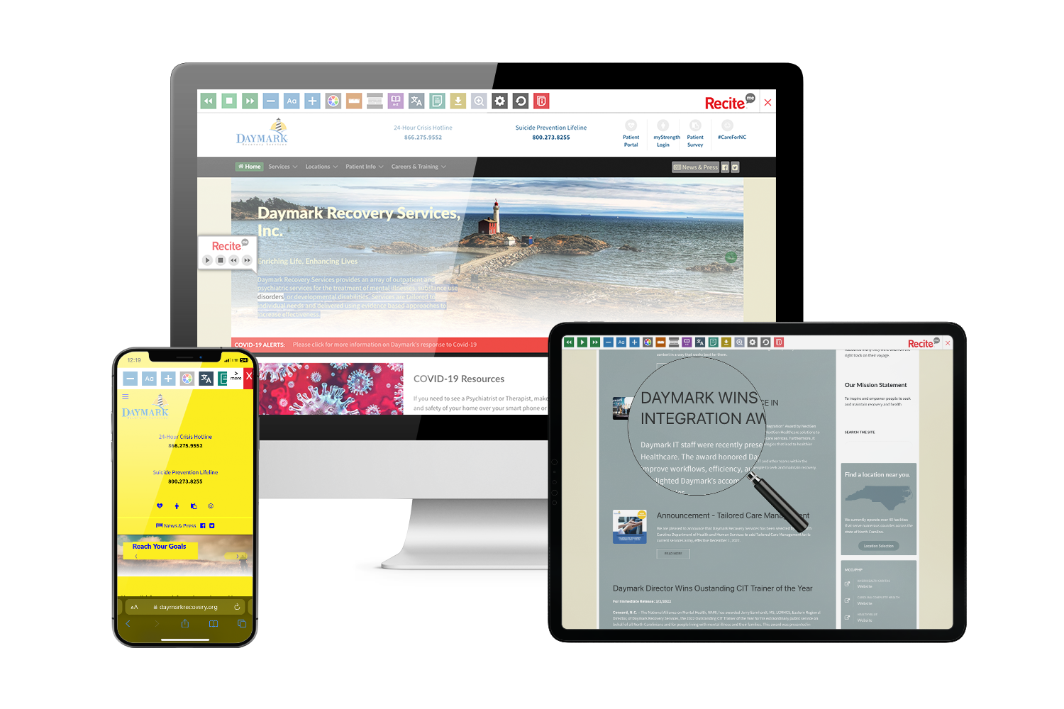 Daymark Recovery Services | Recite Me