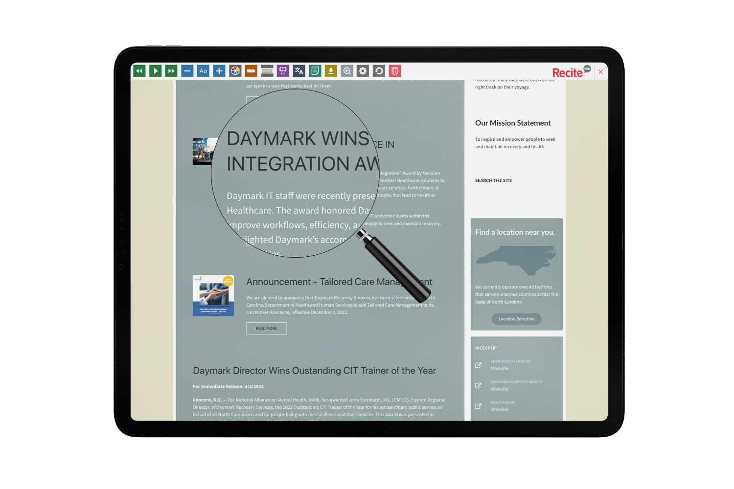 Daymark Recovery Services | Recite Me