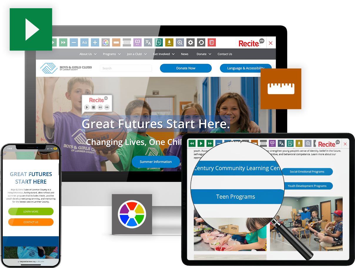 Boys and Girls Clubs of Larimer County Leads the Way with Recite Me ...