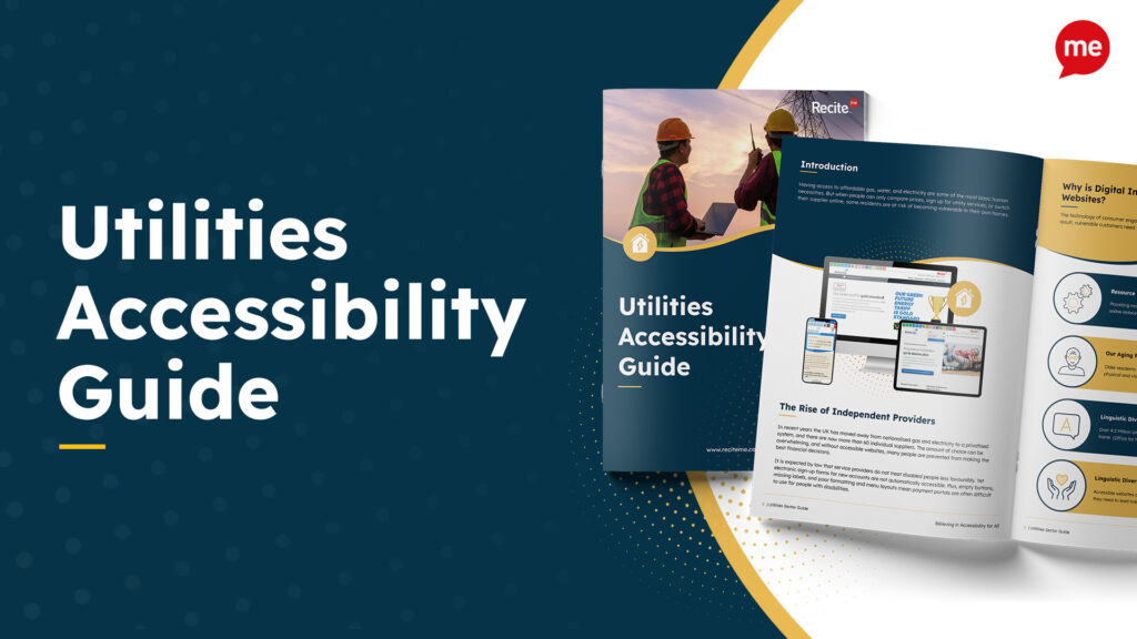 Accessibility Guide for Utility Providers - Recite Me