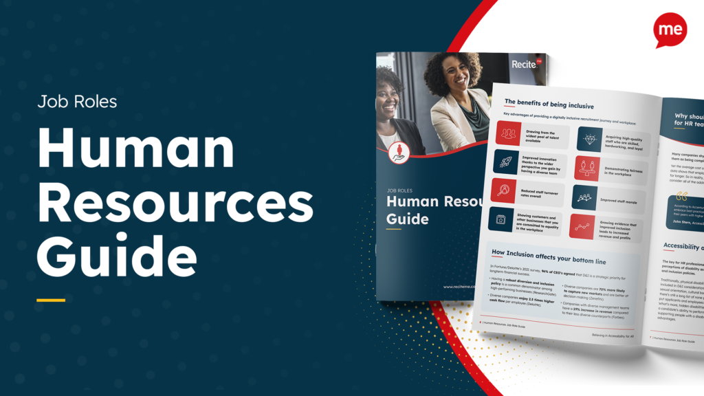 Online Inclusion and Accessibility Guide for Human Resources