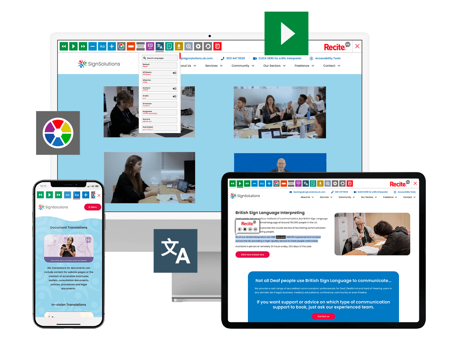 Barrier-Free Communication with Sign Solutions