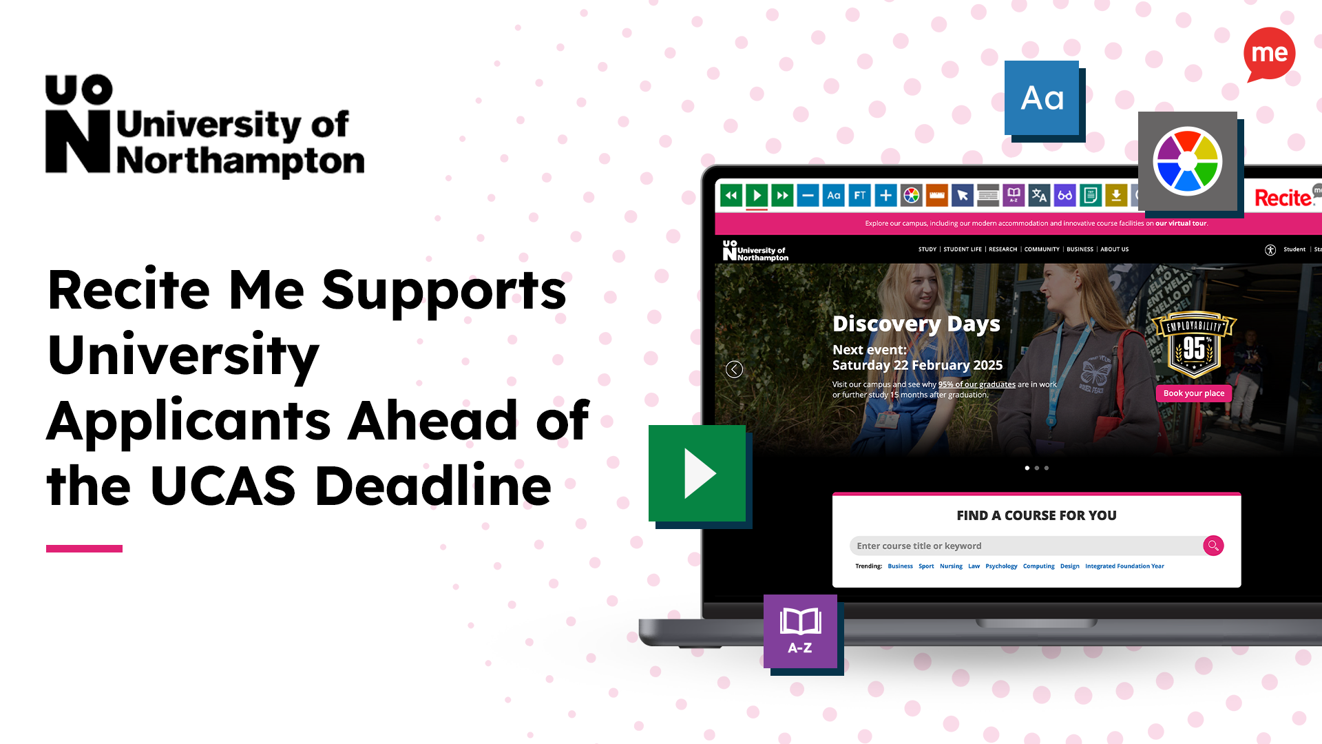 Recite Me Supports University Applicants Ahead of UCAS Deadline