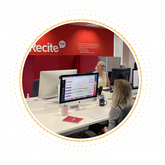 Contact the Recite Me With Your Accessibility Question